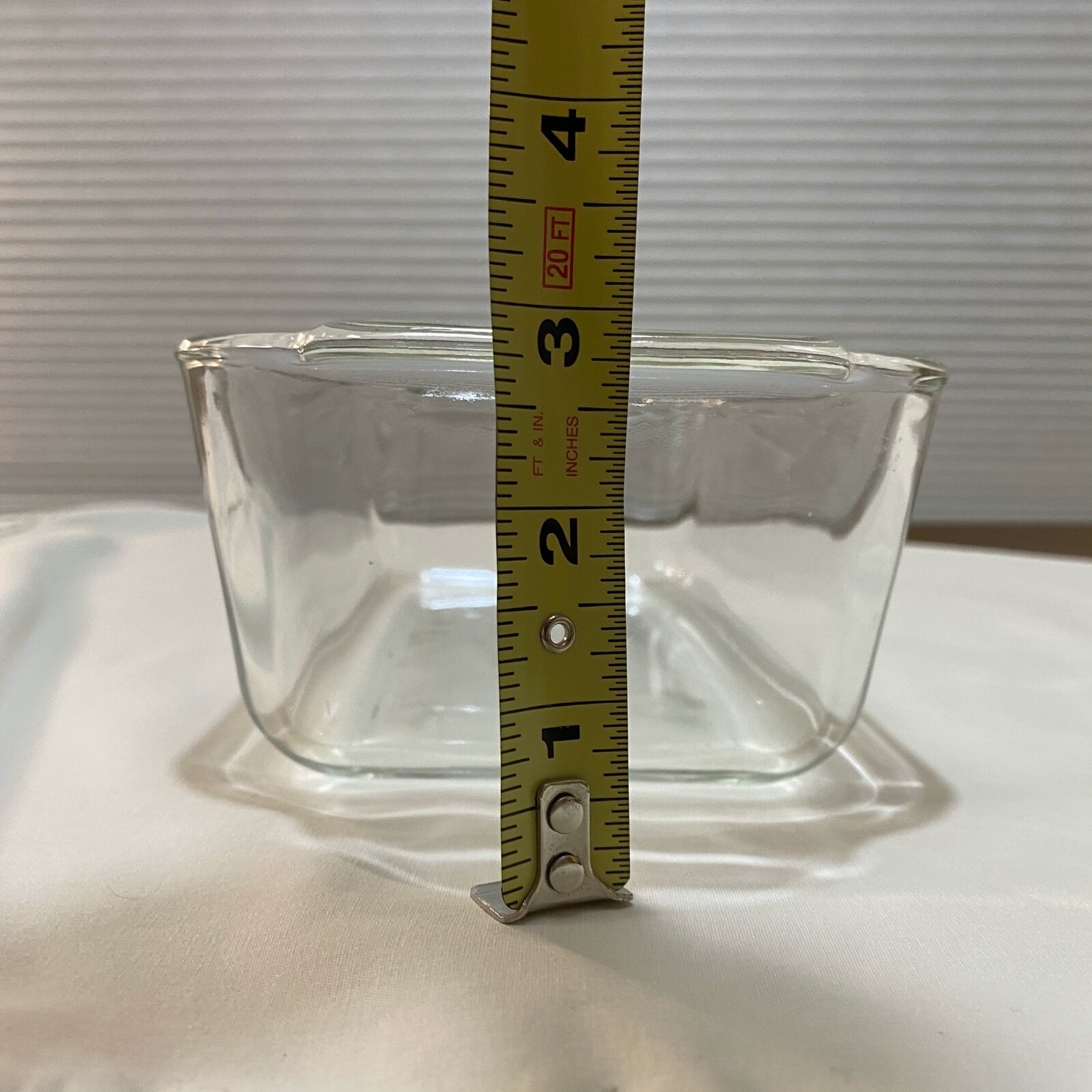 VINTAGE Pyrex 213-R Clear Loaf Pan 1.5 Qt USA W/O Lid 10 3/8" X 5 1/8 ...