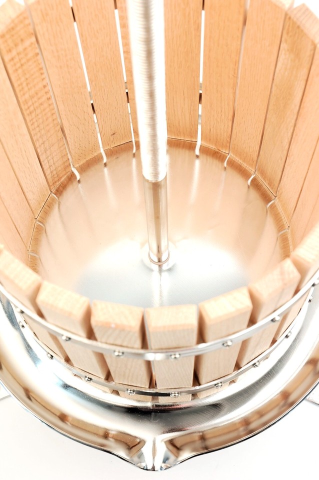 12 litre Stainless Steel Apple Press Cider Press Fruit Press | Vigo ...