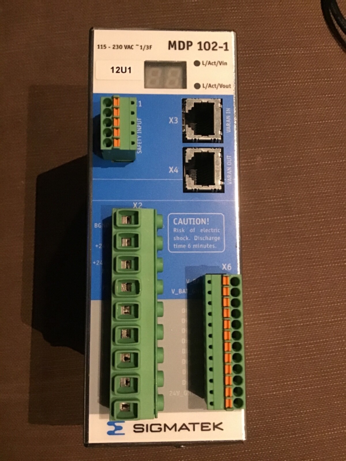 Sigmatek Dias Power module MDP 102-1 09-403-102-1 | eBay