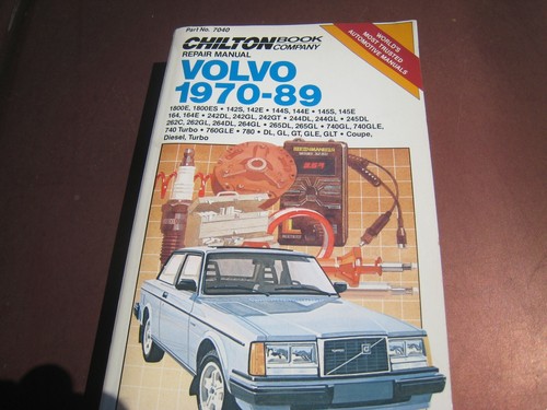 1970-89,Volvo Service Manual,Repair,Tune Up No. 7040, 11 Sections, 6-1/ ...
