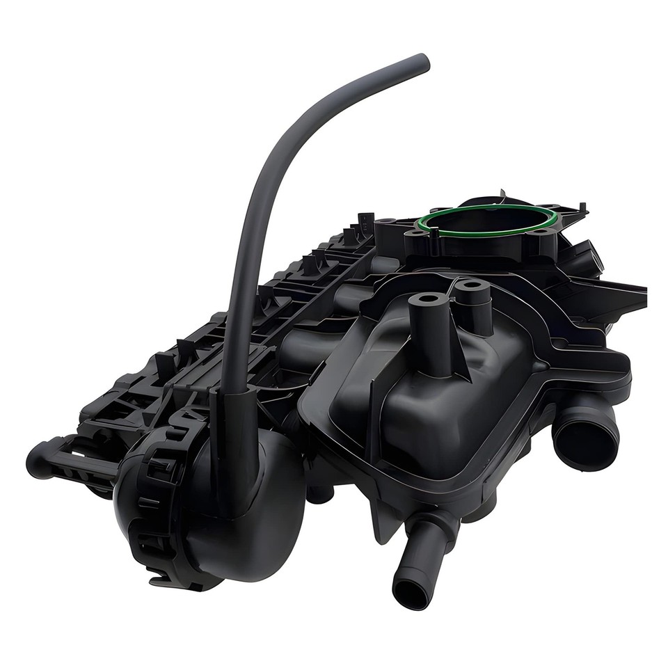 Engine Intake Manifold with Solenoid Valve, Gaskets & Sensor for Audi ...