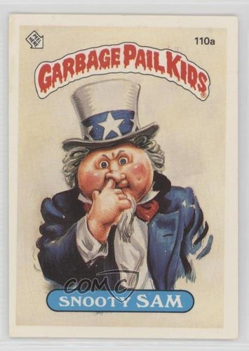 1986 Topps Garbage Pail Kids Series 3 Snooty Sam (One Star Back Big ...