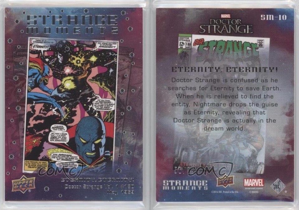 2016 Upper Deck Marvel Doctor Strange Moments Hobby 56/99 Eternity ! # ...