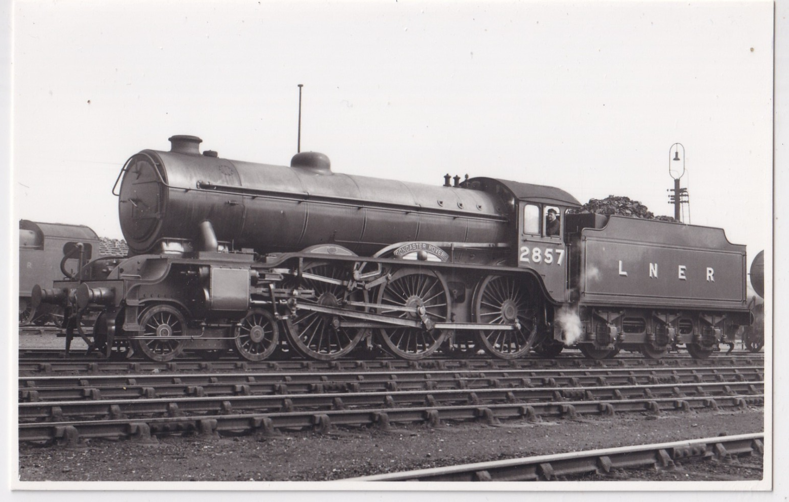 LNER RAILWAY LOCO NO 2857 DONCASTER ROVERS RP PHOTO PHOTOMATIC | eBay UK