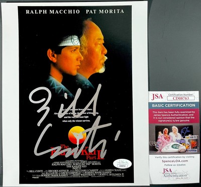 Bill Conti Signed The Karate Kid II 8x10 Mini Movie Poster Autograph ...