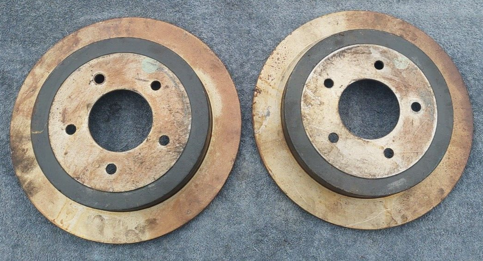 Rear Disc Brake Swap Kit Loaded Backing & Plates Rotors Ford F150 1997 ...