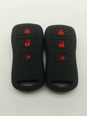 2*Fob Key Cover for NISSAN XTERRA PATHFINDER FRONTIER TITAN VERSA ...