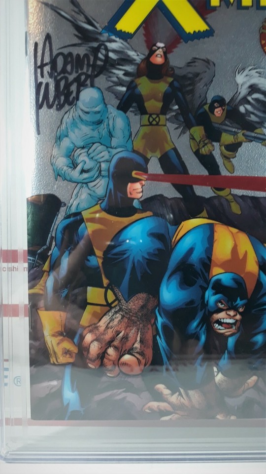💥 PGX 9.8 ADAM KUBERT SIGNED X-MEN #1 MARVEL COLLECTIBLE CLASSICS ...