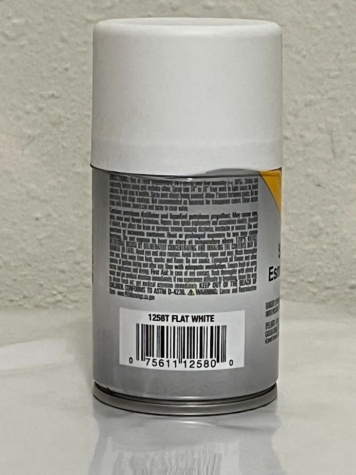 Testors Flat White Enamel Spray Paint 3oz 1258 for sale online | eBay