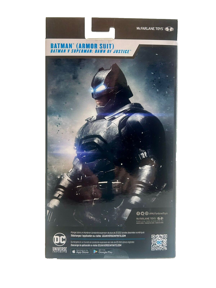 McFarlane Batman v Superman: Dawn of Justice Armor Suit (Platinum ...