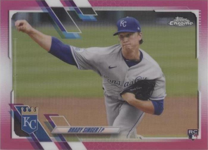 2021 Topps Chrome - Brady Singer #166 Magenta Refractor /399 (RC) for ...
