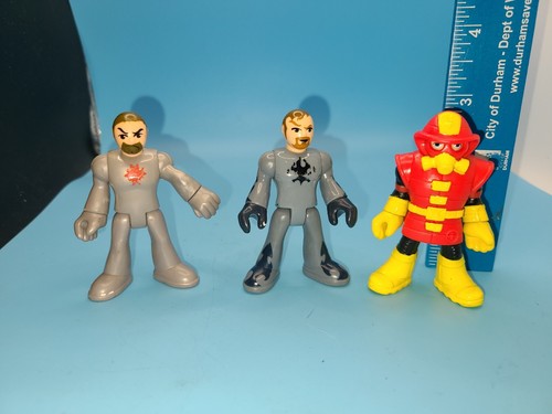 Lot of 3 Fisher Price Mattel Imaginext figures Knights & Firefighter | eBay