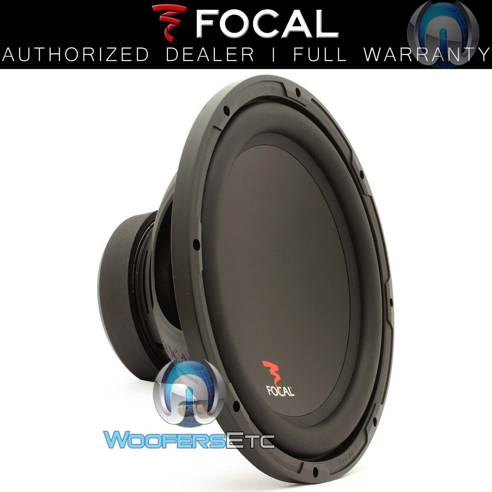 FOCAL SUB P30 12" 500W SINGLE 4-OHM CAR AUDIO SUBWOOFER CLEAN BASS ...