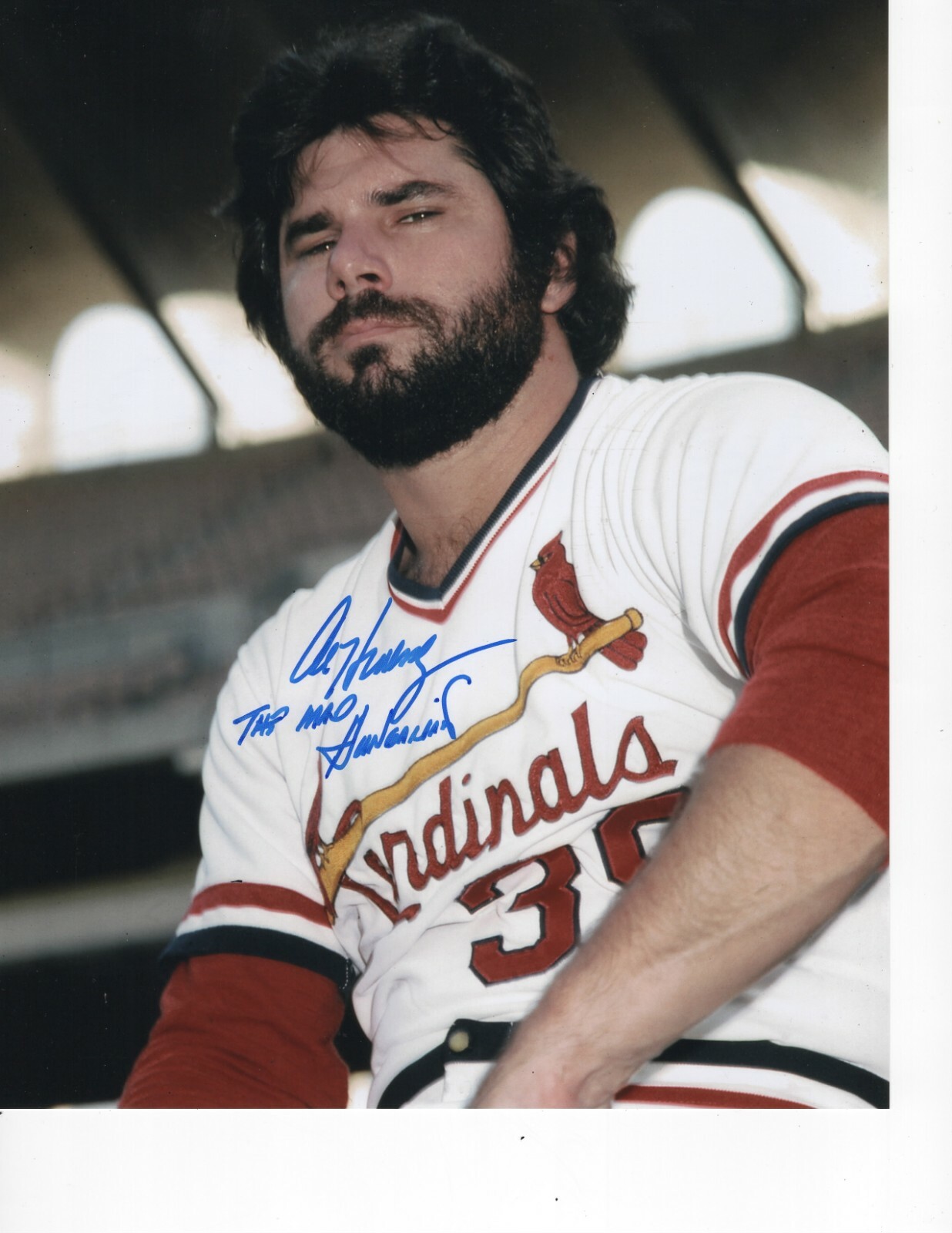 AL HRABOSKY SIGNED 8X10 ST LOUIS CARDINALS THE MAD HUNGARIAN | eBay