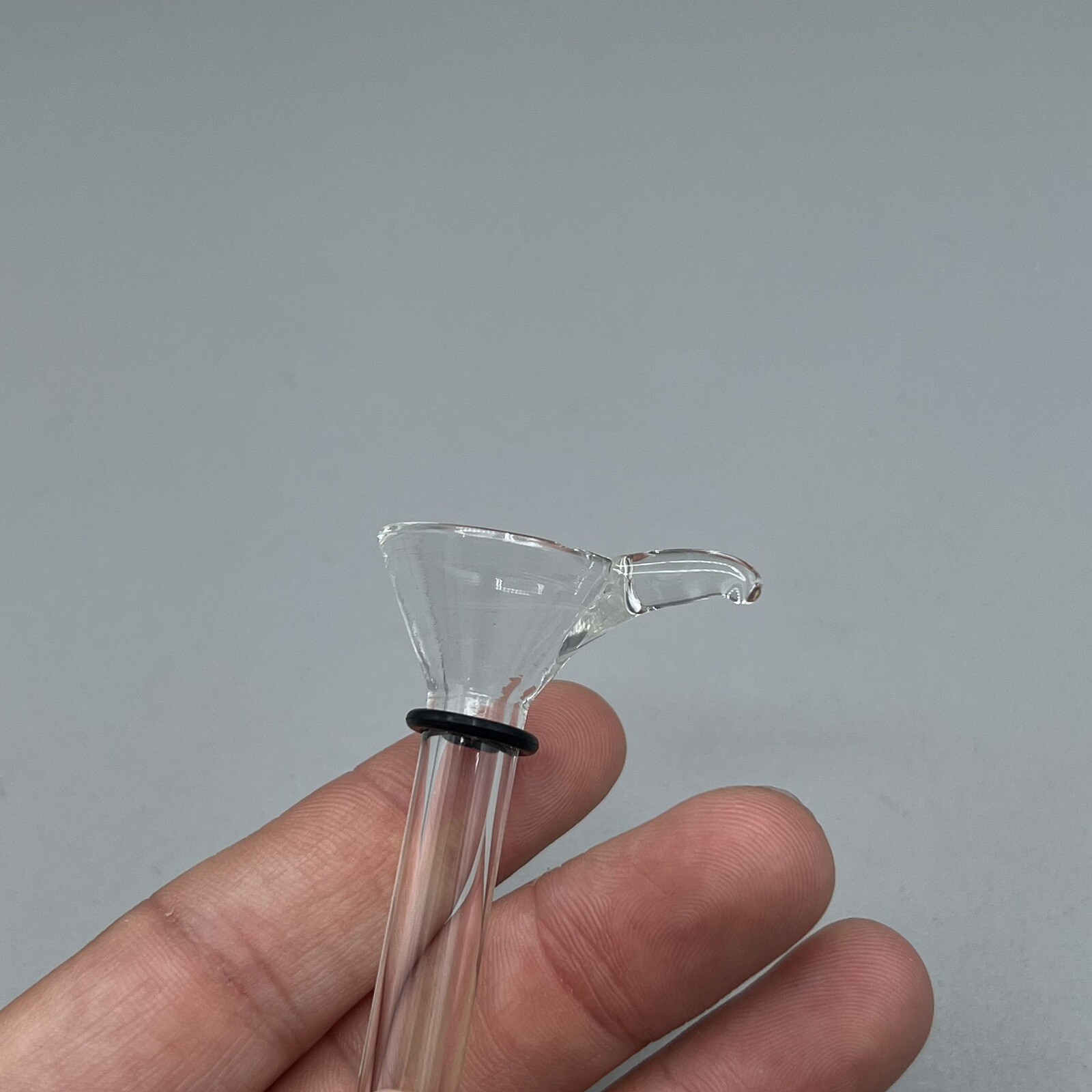 9MM 4” Glass Downstem Water Pipe Piece 9 mm Slide Glass Bowl Hookah ...