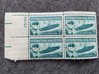 International Naval Review USA 3 Cents lot of 4 Postage Stamps | eBay