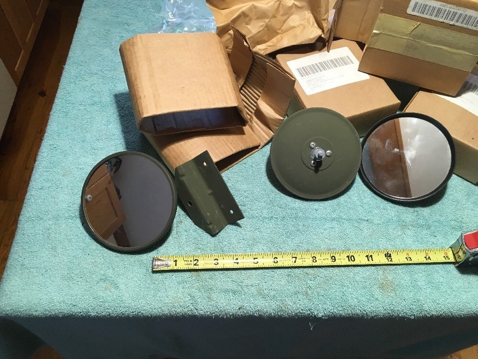 Fits M151 M151A1 M151A2 Military Truck Jeep NOS Complete Set Rear View ...