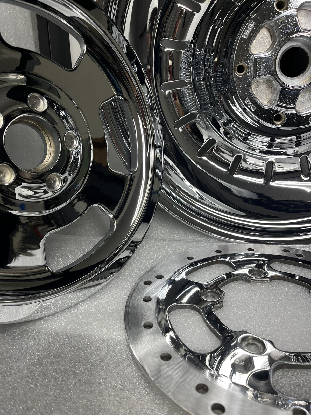 Harley Chrome REAR Wheel VROD V-ROD VRSCA Custom Design 2001 -06 ORE ...