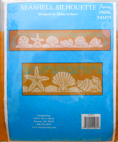 Imaginating Counted Cross Stitch Kit-Seashell Silhouette #1965K New ...