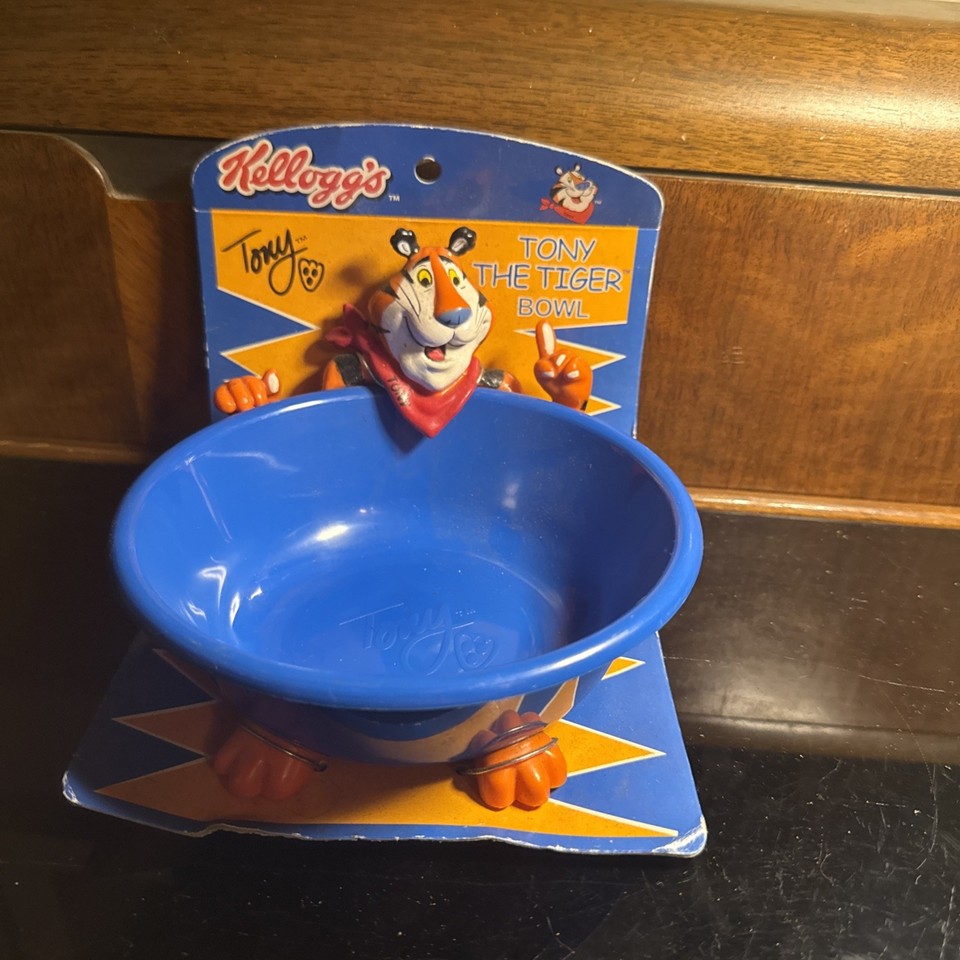 Kellogg's Tony The Tiger Cereal Bowl Vintage In Unopened Packaging NEW ...