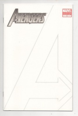 Marvel Comics Avengers #1 2nd print Blank Sketch Variant 2010 NM/M | eBay