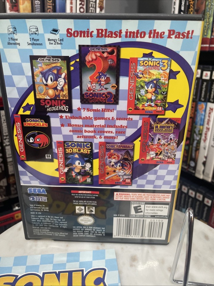Sonic Mega Collection (GameCube, 2002) CIB w/ Manual & Reg MINT 💥 | eBay