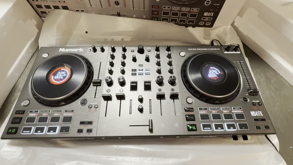 Numark NS4FX 4-Deck DJ Controller Serato DJ Lite w/ Box Cable Mint | eBay