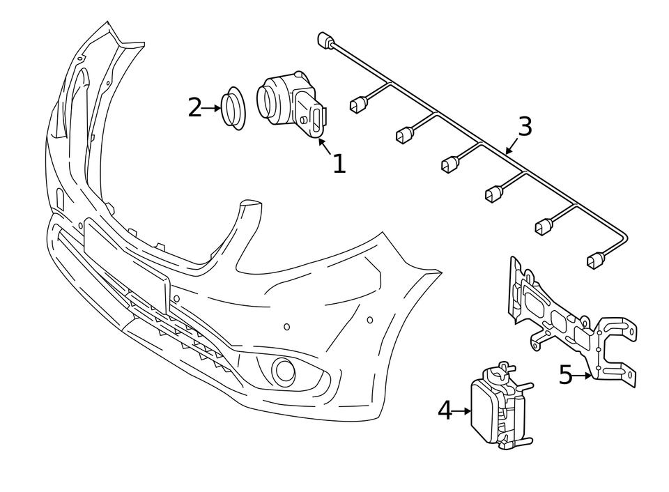 Genuine Mercedes-Benz Radar Sensor 4479005221 | eBay