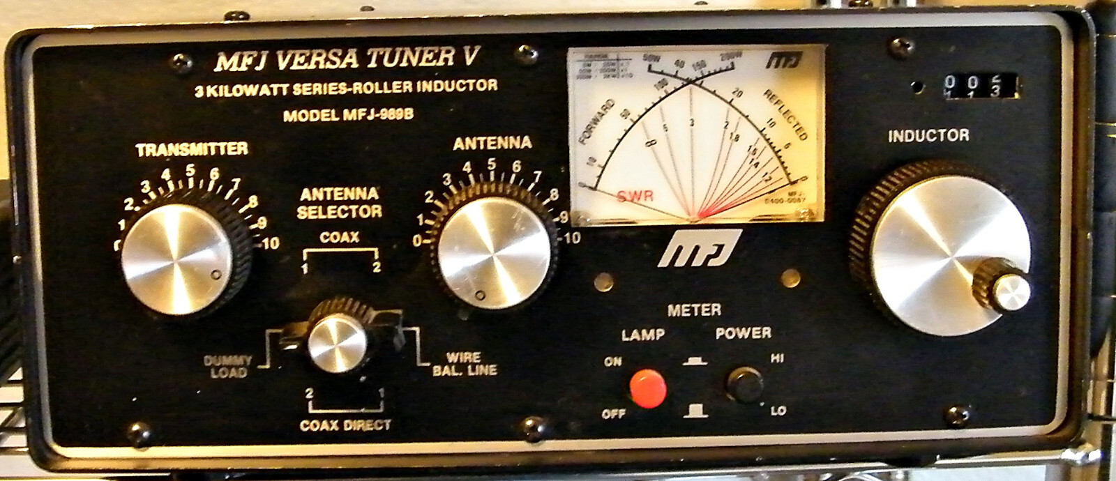 MFJ 989B Versa Tuner V 3KW Roller Inductor Ham Antenna Tuner | eBay