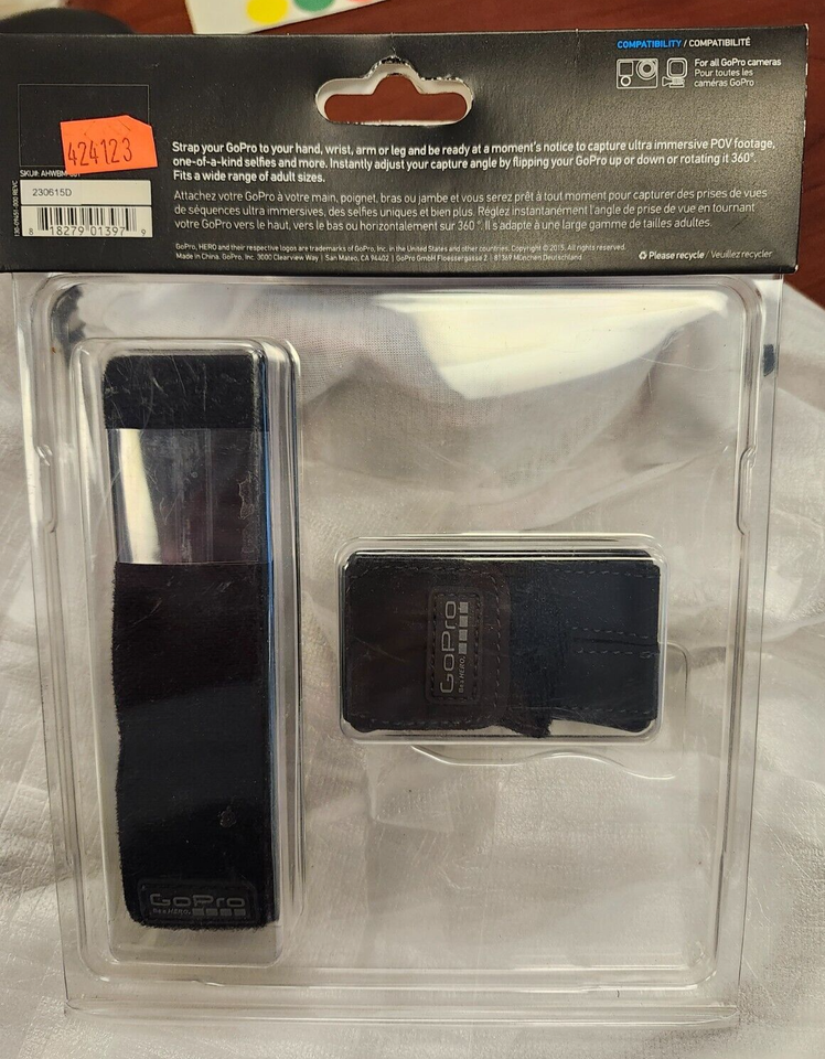 GoPro Hero4 The Strap (Hand, Wrist, Arm, Leg Mount) (GO PROOfficial ...