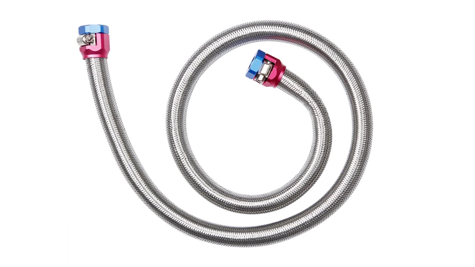 6AN 3/8" Fuel Line Stainless Steel Braided Hose Kit Universal for ...