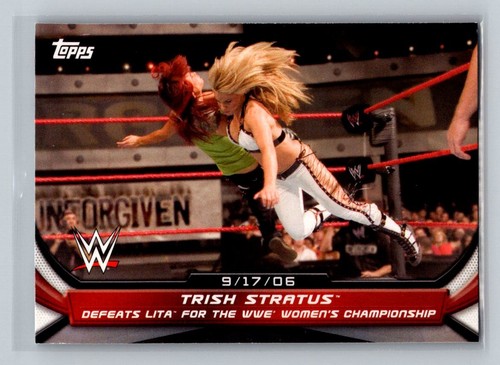 Trish Stratus #2 2016 Topps WWE Divas Revolution WWE Best Matches | eBay