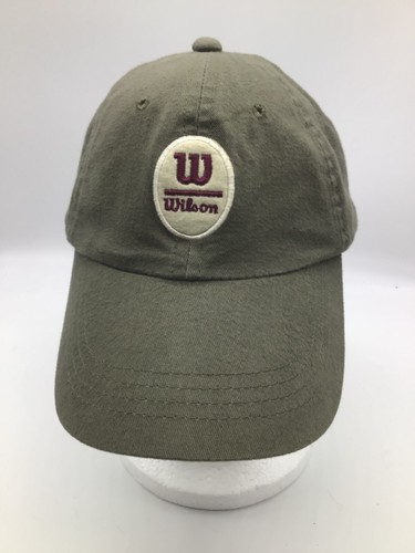 Wilson Khaki Cotton Adjustable Baseball Cap H3 | eBay