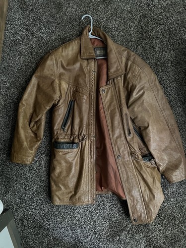 leather barn coat - Gem