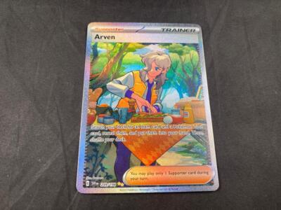 TRAINER ARVEN 249/198 POKEMON SCARLET & VIOLET HOLO RARE | eBay