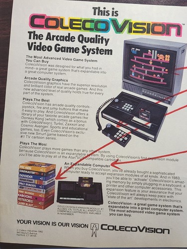 Colecovision Arcade Quality Video Game System Vintage Print Ad 1982 ...