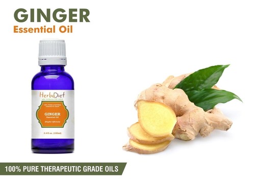Natural Ginger Essential Oil 100% Pure Aromatherapy Oils Therapeutic ...
