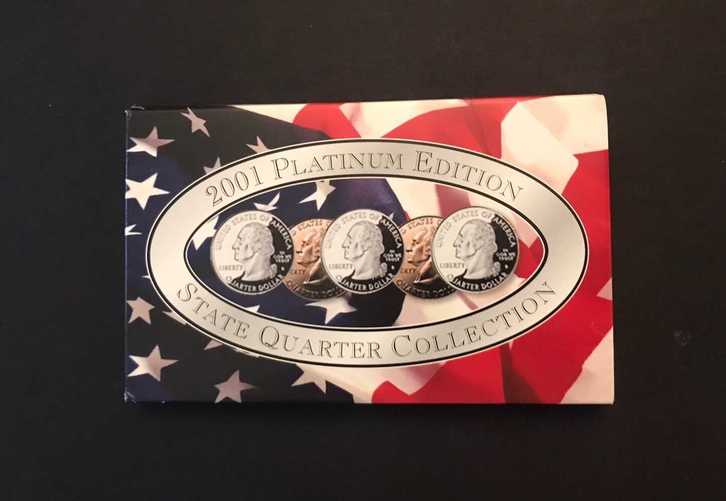 2001- PLATINUM EDITION 50 State Quarters Collection BU Uncirculated Set ...