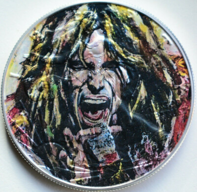 Steven Tyler Aerosmith - American Silver Eagle 1oz. .999 Silver Dollar ...
