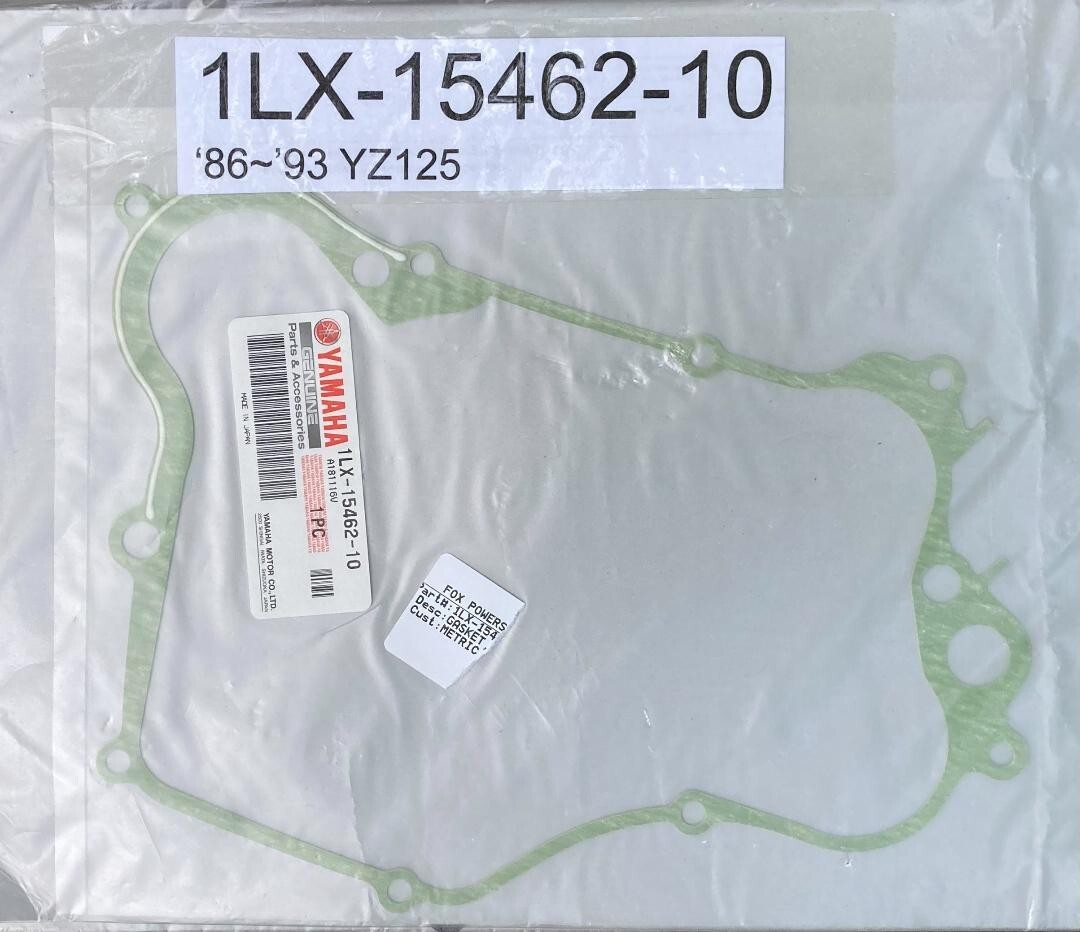 New Genuine Yamaha crankcase cover gasket 1LX-15462-10 YZ125 '86~'93 | eBay