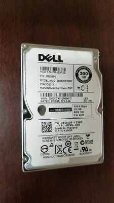 DELL YJ0GR HUC106030CSS600 300GB 2.5" SAS 6Gbps 10K Drive | eBay