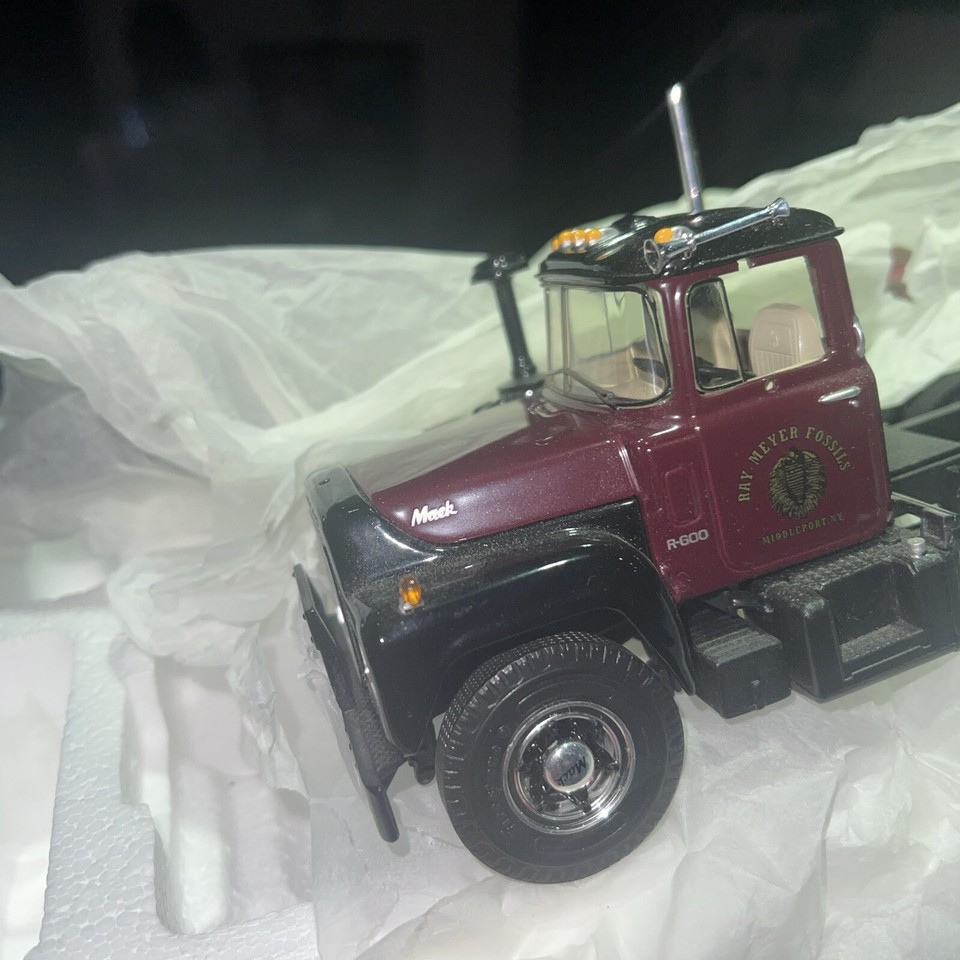 New FIRST GEAR Mack R -model WITH LOWBOY TRAILER Ray Meyer 19-2626 | eBay
