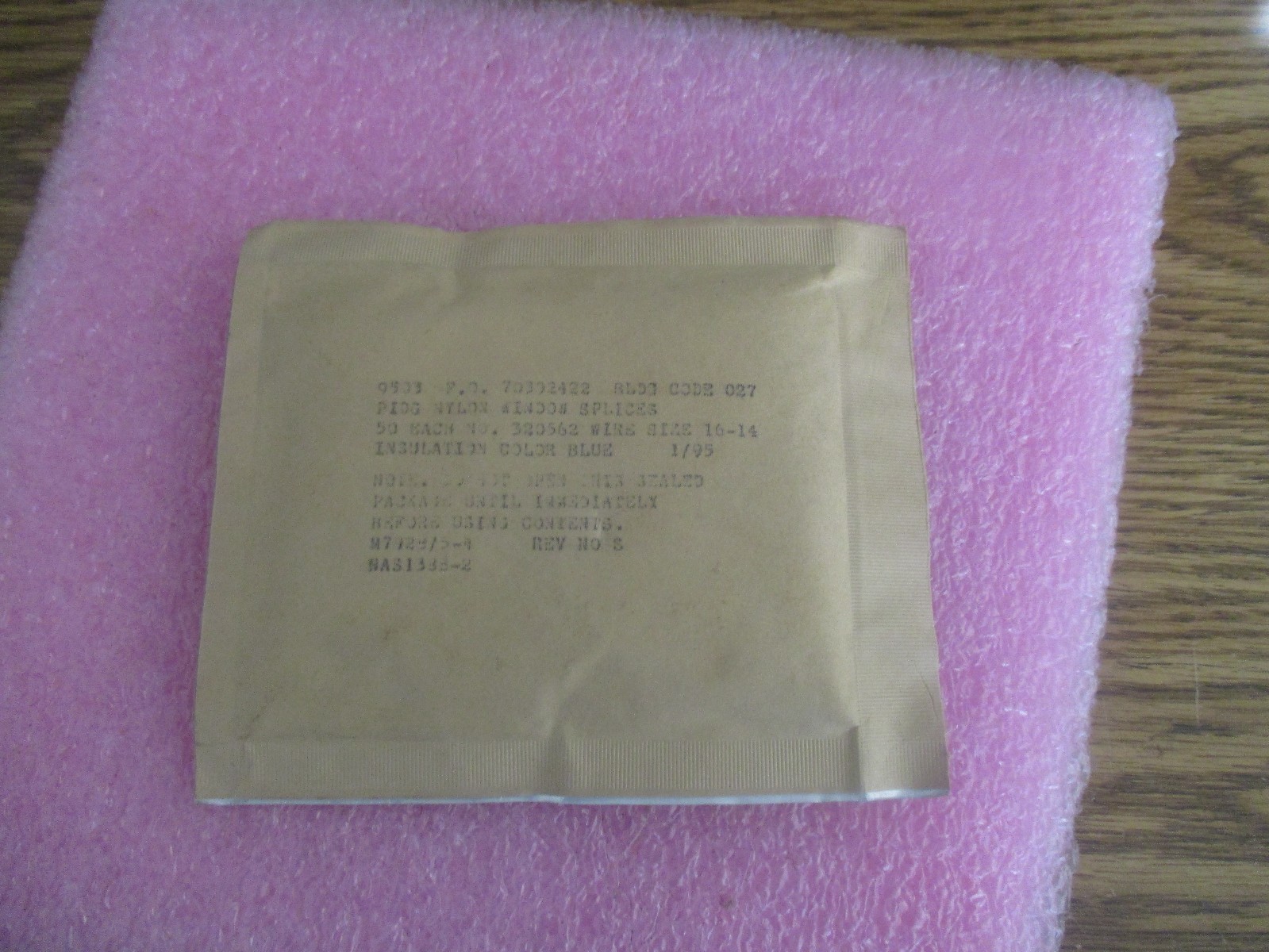 AMP 320562 SPLICE BUTT PIDG 16-14 AWG BLUE QTY 50 NEW | eBay