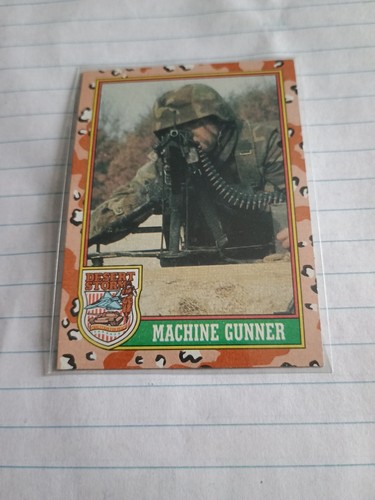1991 Topps Desert Storm #73 Machine Gunner | eBay