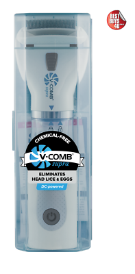 LICETEC V-COMB SUPRA - CABLED HEAD LICE DEVICE (CHEMICAL FREE) QLD STK ...