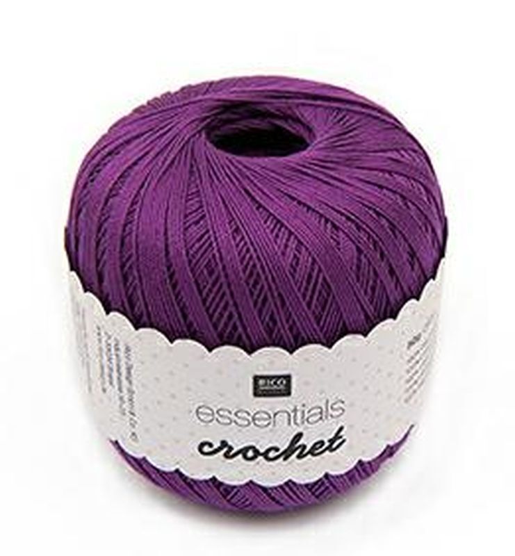Rico Essentials Yarn Wool Mercerised Cotton 3 Ply Crochet Knitting 50g ...