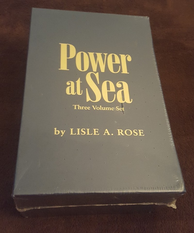 NEW Power At Sea by LISLE A. ROSE - 3 Volime Set, w/ Slipscase Sealed ...