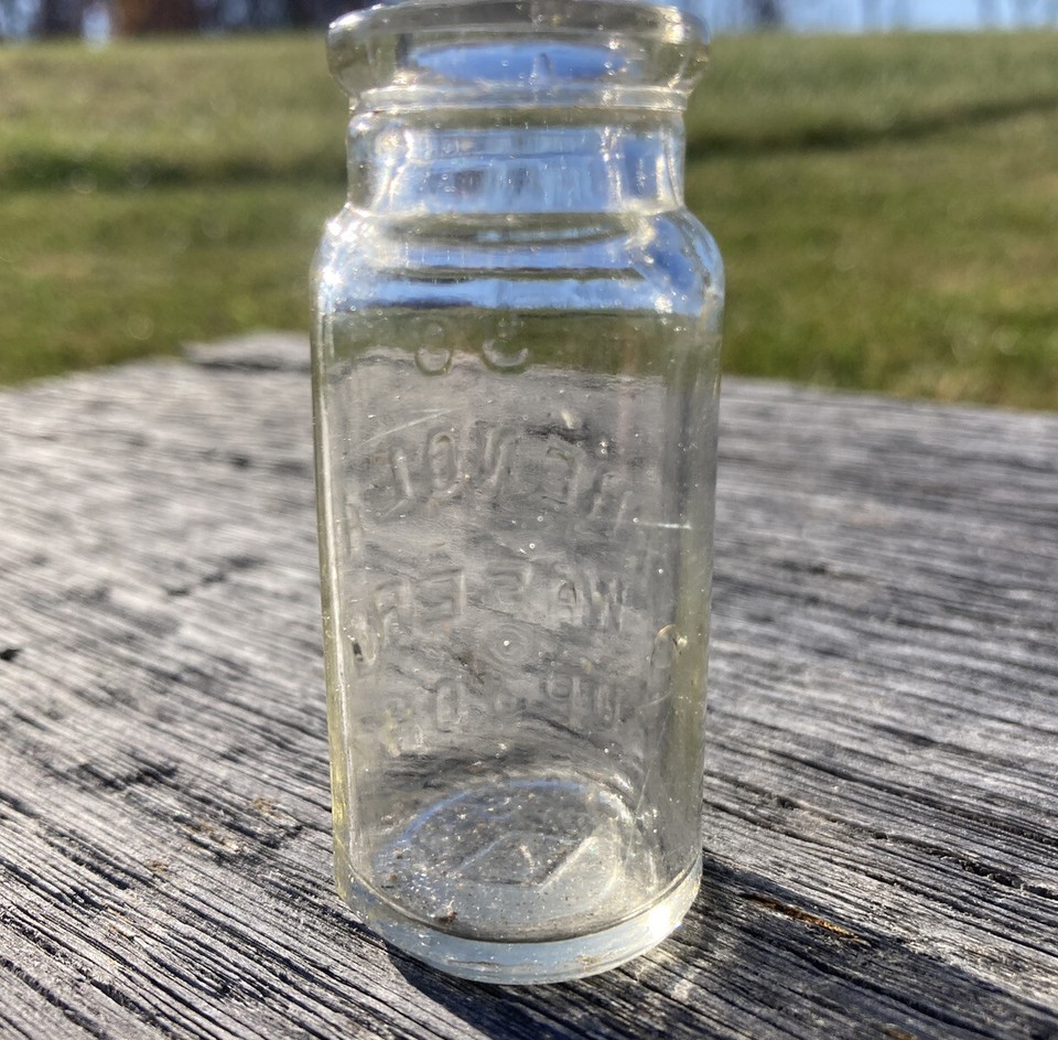 Embossed Medicine Bottle 30 Phenolax Wafers Upjohn Clear Ca 1920 ...