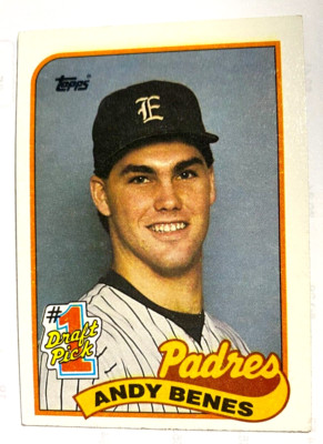 1989 TOPPS ANDY BENES BASEBALL CARD # 437 | eBay