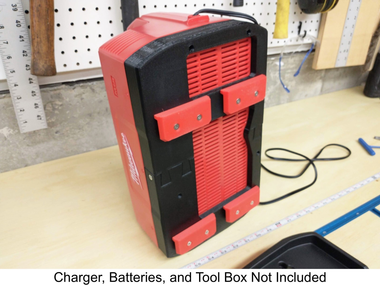 Packout Mount for Milwaukee M18 & M12 6-battery Rapid Charger Station ...